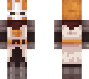 Orange Castle crasher | Minecraft Skin