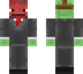 Slime with Strider Mask | Minecraft Skin