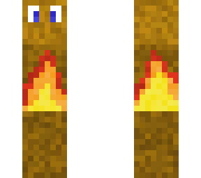 tree on fire | Minecraft Skin
