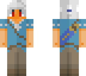 white haired link | Minecraft Skin