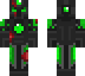 Battle Damaged Green Knight | Minecraft Skin