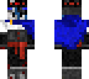 ender piglin blue crown blue cape | Minecraft Skins