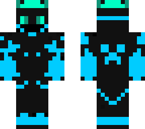 blue power | Minecraft Skin