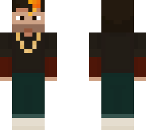 Cadena y pendientes | Minecraft Skin