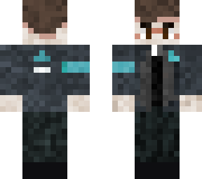 connor detroit become human android rk800 | Minecraft Skin