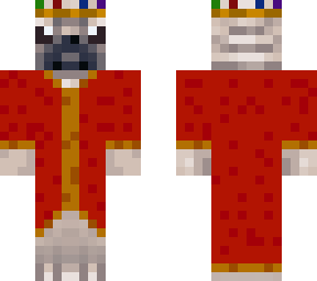 pug king | Minecraft Skins