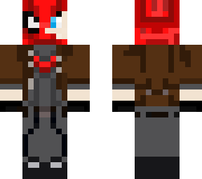 Red Hood broken helmet | Minecraft Skin