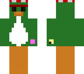 Rookie (Shirtless) - Club Penguin | Minecraft Skin