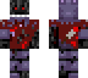 Warrior bonnie with tattered shirt | Minecraft Skin