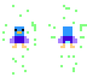 Blue Jay bird | Minecraft Skin