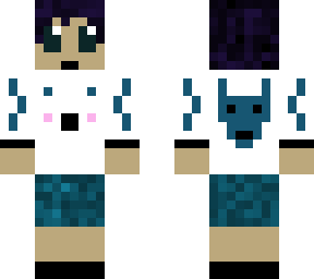 Cool Gamer Wolf | Minecraft Skin