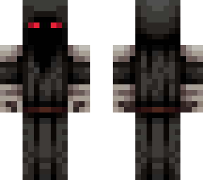 Dark Demon with Red Eyes | Minecraft Skin
