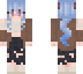 Nihachu-based Ganyu | Minecraft Skin