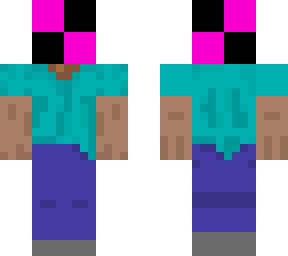 Steve with missing texture head | Minecraft Skin