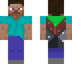 STEVE WITH VANILLA CAPE | Minecraft Skin