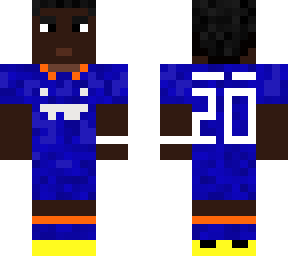 Vinicius Junior 2021/22 Second kit Real Madrid | Minecraft Skin