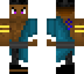 Azure Fire Dragon Slayer | Minecraft Skin