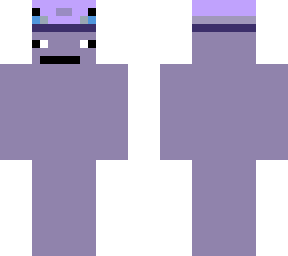 Derpy purple with axolotl | Minecraft Skin