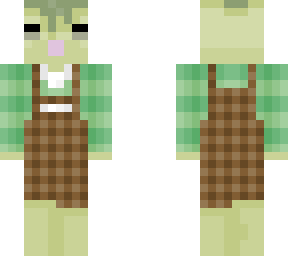 Frog In Overalls | Minecraft Skin