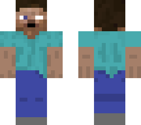 Half Steve Half Hair Brian | Minecraft Skin