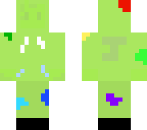 lime green hoodie robot | Minecraft Skins