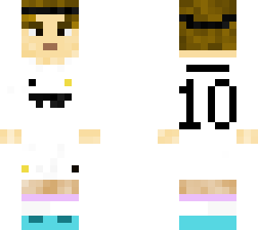 Luka Modric 2022/2023 Real Madrid First Kit | Minecraft Skin