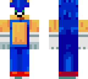 minecraft bedrock sonic | Minecraft Skin