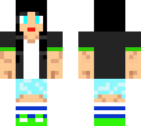muscle girl edited | Minecraft Skins