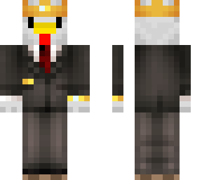 Pollo Rey con Traje | Minecraft Skin