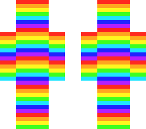 Rainbow (classic) | Minecraft Skin