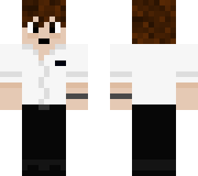 Reborn_Live camisa blanca | Minecraft Skin