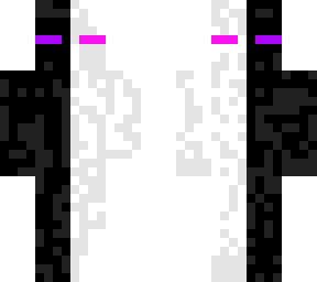 white and black enderman skin | Minecraft Skins