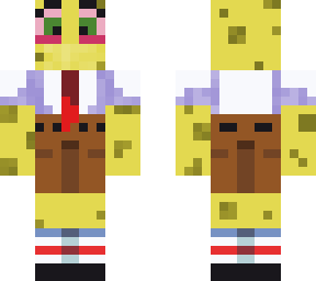 Bootleg Spongebob | Minecraft Skin