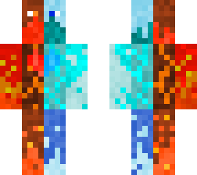 Fire and Ice skin | Minecraft Skin