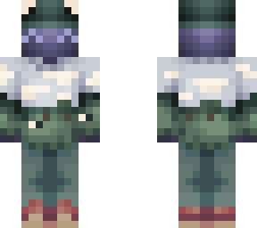 Frog hat with cow sweater skin | Minecraft Skin