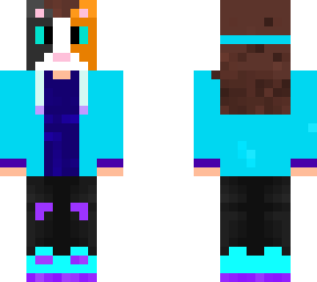 Girl with cat mask | Minecraft Skin
