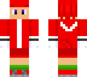 Knuckles humano | Minecraft Skin