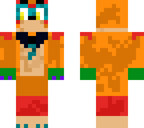 Upgraded Glamrock Freddy | Minecraft Skin