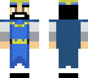 El rey de clash royale | Minecraft Skin