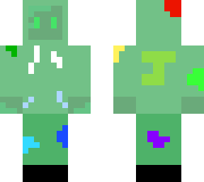 Green Hoodie Robot | Minecraft Skin