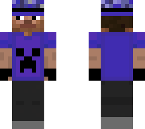 purple steve | Minecraft Skin