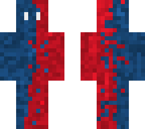 red corrupted blue | Minecraft Skin