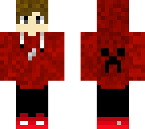 Red Gamer Minecraft Skins