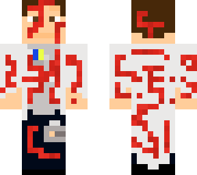 Red Stone Experiment gone wrong | Minecraft Skin