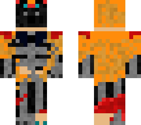 Shattered Glamrock Freddy | Minecraft Skin