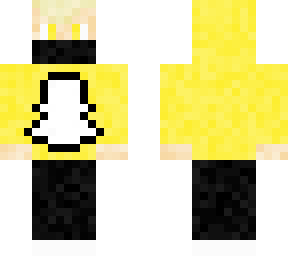 Snapchat but if it was a person | Minecraft Skin