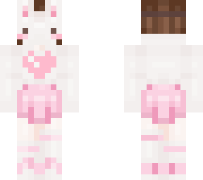 bunny minecraft girl pink conejo rosa chica | Minecraft Skins