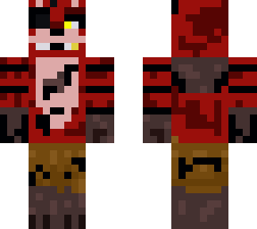 CAPTAIN FOXY THE PIRATE BY CA SWAMPY | Minecraft Skin