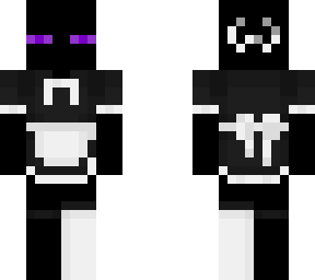 Enderman in a maid outfit | Minecraft Skin