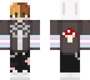 mushroom skeleton | Minecraft Skin